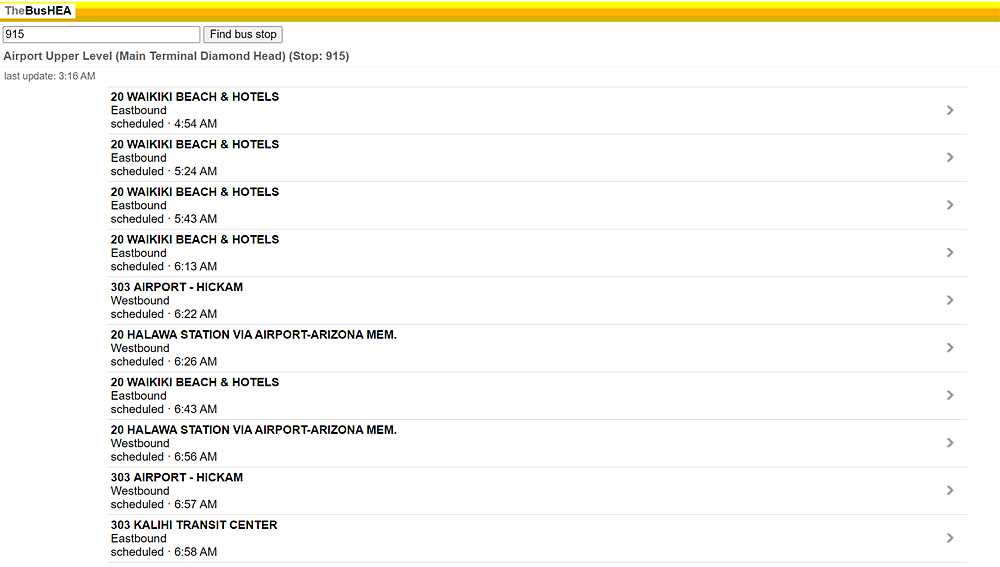 ホノルル空港とワイキキを結ぶ「20番バス」の旅～TheBus | 旅の書置き